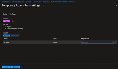 Temporary Access Pass Tap How To Use