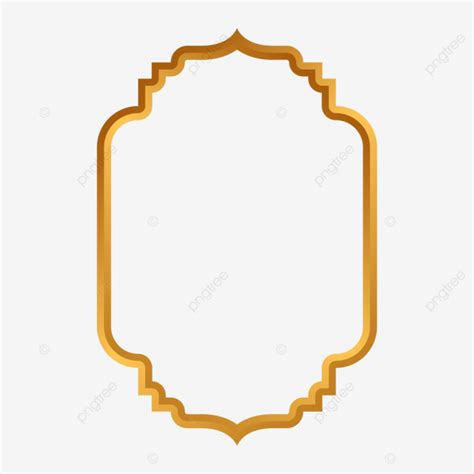 간단한 금 이슬람 디자인 요소 벡터 배너 텍스트 상자 공백 Png 일러스트 및 벡터 에 대한 무료 다운로드 Pngtree