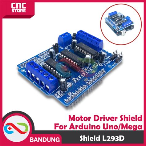 Jual L293 L293d Motor Driver Shield For Arduino Mega Uno Nano Shopee Indonesia