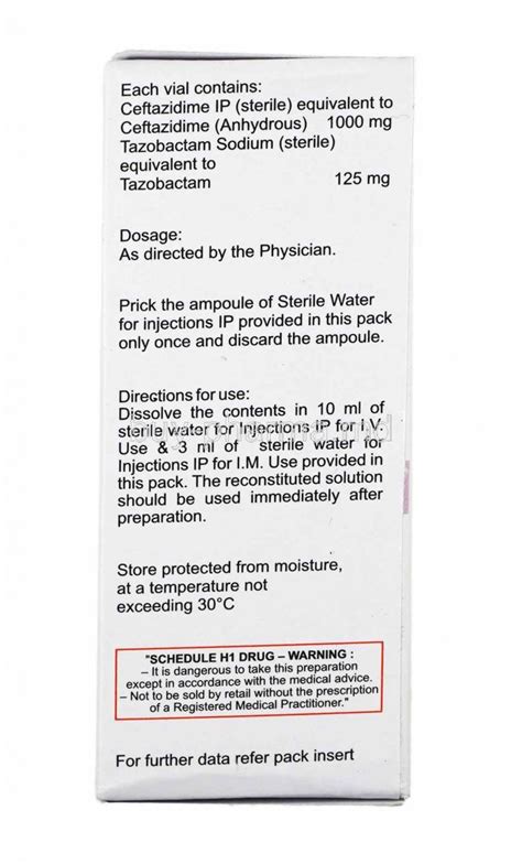 Buy Zadimac As Injection Ceftazidime Tazobactum Online