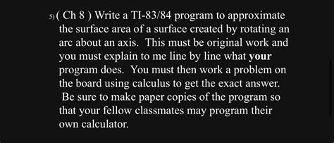 Ch 8 ﻿write A Ti 8384 ﻿program To Approximate The