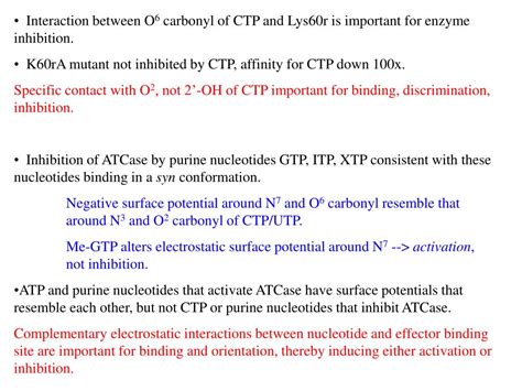 Ppt E Coli Aspartate Transcarbamoylase Atcase Contd Powerpoint Presentation Id 3279555