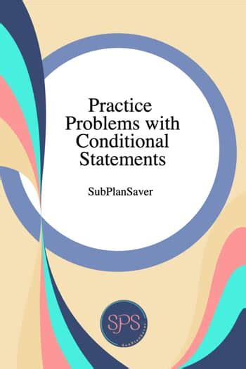 Geometry Practice Problems With Conditional Statements By Subplansaver