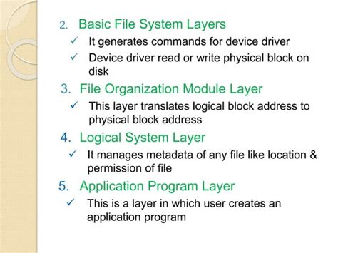 File Management In Operating System Ppt