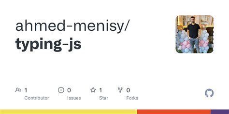 Github Ahmed Menisytyping Js