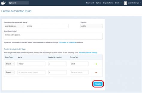 Configuración De Builds Automatizados En Docker Hub Aprenderdevops