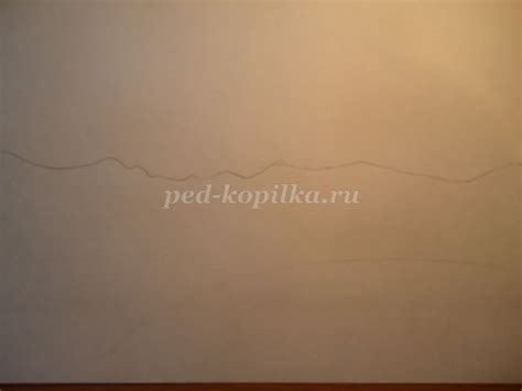 Как нарисовать зимний закат