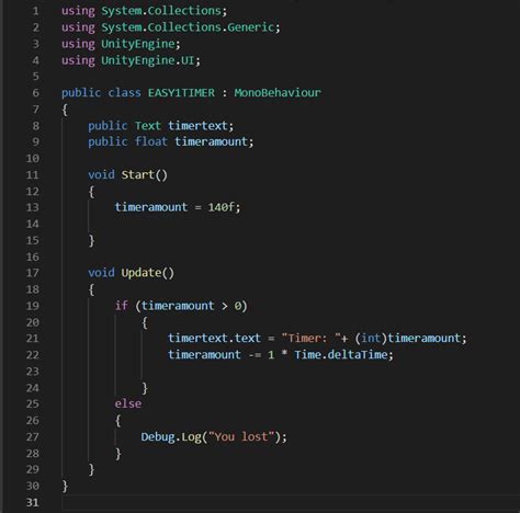 Timer Script Help Unity Engine Unity Discussions