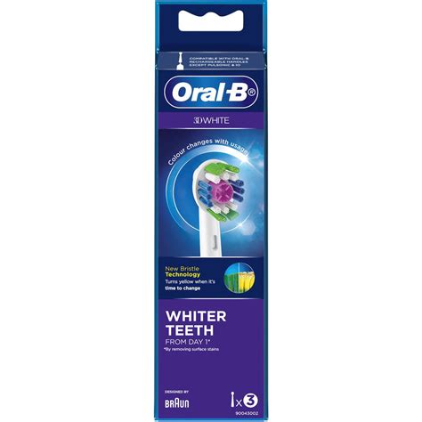Oral B D Replacement Brush Heads White Pack Jb Hi Fi Nz