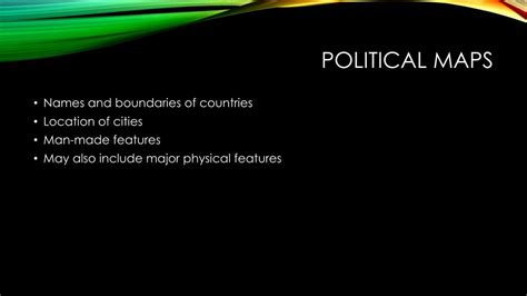 PPT Types Of Maps PowerPoint Presentation Free Download ID