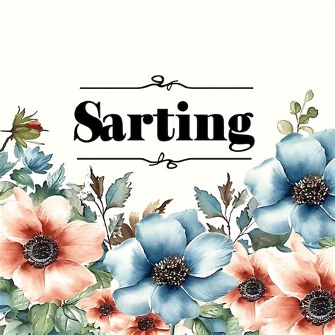 Premium Photo Photo Of Starting Text With A Subtle Glow Effect And A