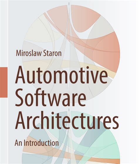 Automotive Software Architectures An Introduction By Miroslaw Staron