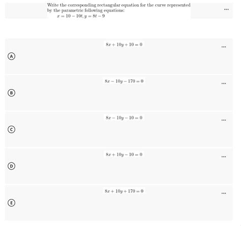 Solved Write The Corresponding Rectangular Equation For The Chegg