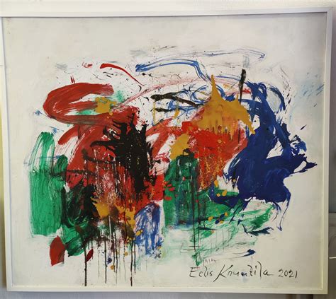 Eelis Knuutila Öljyvärimaalaus Värien Sinfoniaa Artkuopio