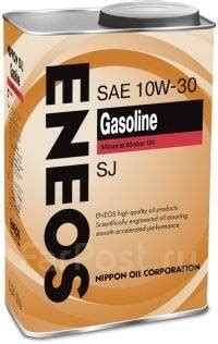 Моторное масло Eneos SJ 10W30 0,94л минеральное, 0,94 л. SJ, бензин ...