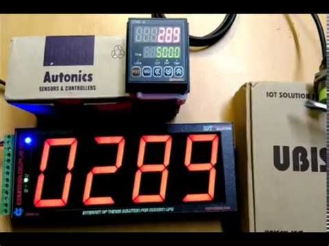 LED Segment Display Digital Display With RS Serial Port For PLC Communication V