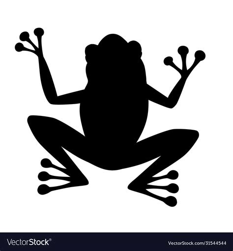 Cute Frog Silhouette