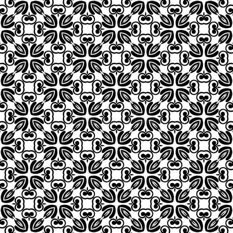Vector Geometrical Black And White Pattern Design Stock Vector