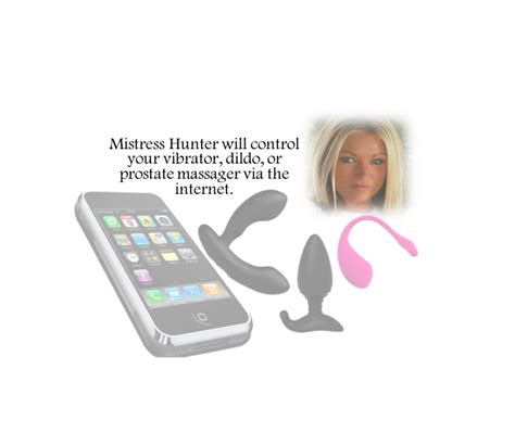 Mistress Hunter Controls Your Sex Toy Phone Sex Assignments