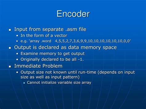 Ppt Run Length Encoderdecoder Powerpoint Presentation Free Download