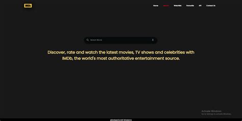 GitHub Ankit6098 IMDb Clone IMDb Clone Is A Visually Captivating