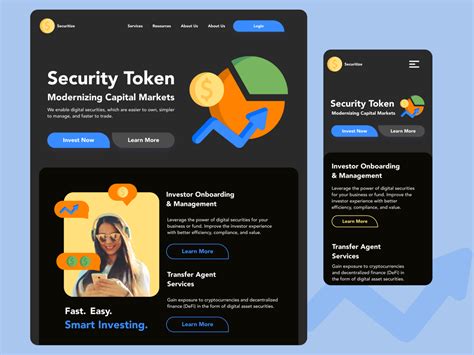 Security Token Website Design By Sara Holt On Dribbble