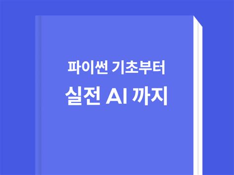 파이썬 기초부터 실전 Ai 까지 크몽