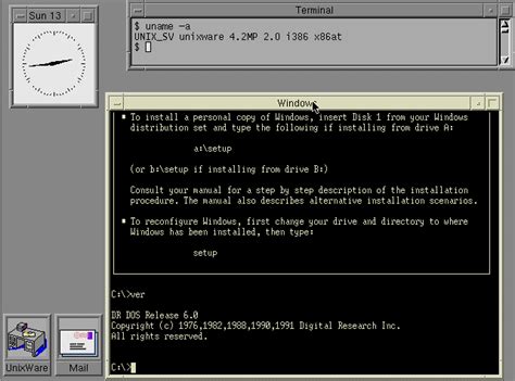 X Under Unixware 20 Rvintageunix
