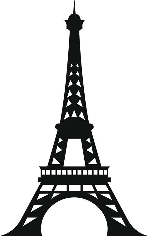 Eiffel Tower Vector Graphics For Seamless Design 34372725 Vector Art At