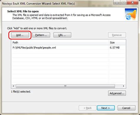 how to convert xml data to access