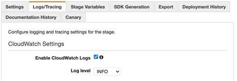 Enabling Aws Api Gateway Cloudwatch Logging Kevs Development Toolbox