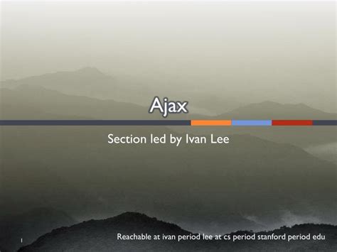 Ppt Ajax Powerpoint Presentation Free Download Id2897060