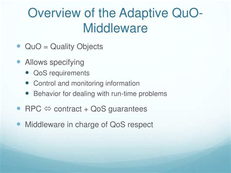 Ppt Real Time And Qos Enabled Middleware Rtcorba Tao Zen