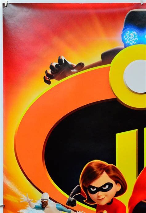 “the Incredibles 2” Original One Sheet Poster Film Poster Movie Po