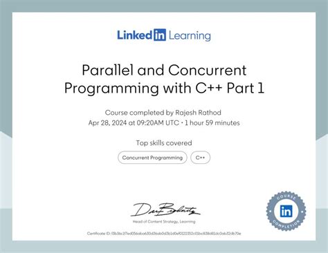 Rajesh Rathod On Linkedin Certificate Of Completion