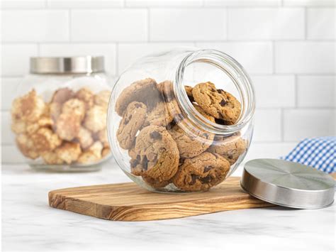 Joyjolt All Sides Cookie Jar Set Of 2 Cookie Jars For