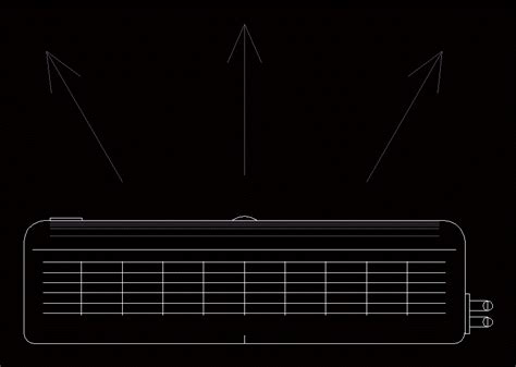 Air Conditioning Condenser Dwg Plan For Autocad • Designs Cad