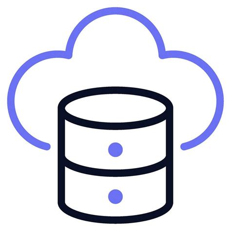 Cloud Database Icon 26758607 Vector Art At Vecteezy