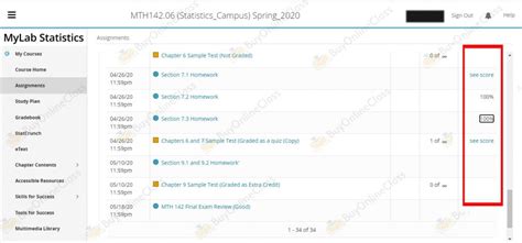 Mystatlab Answers Help For Guarantee A Grade