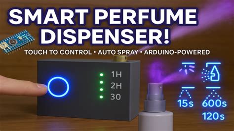Smart And Automatic Perfume Atomizerdispenser With Arduino Arduino Smart And Automatic Perfume Atomizerdispenser With Arduino Arduino