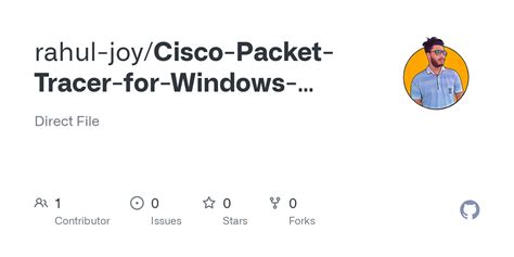 GitHub Rahul Joy Cisco Packet Tracer For Windows Linux Mac Direct File