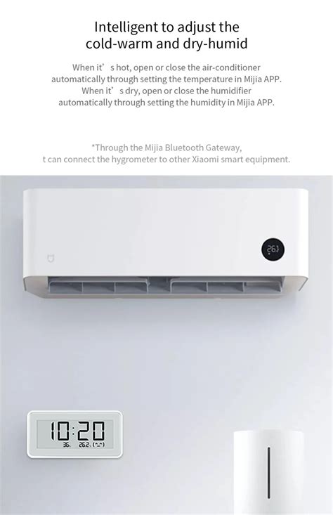 Xiaomi Temperature And Humidity Monitor Clock