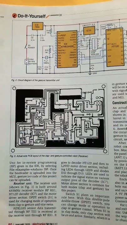Build A Clap And Gestures Controlled Robot Using Arduino Atmega328 And Rf433mhz Module Arduino