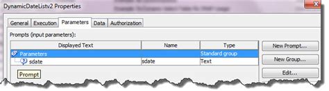 Create Date Prompts In SAS BI Dashboard Part 2