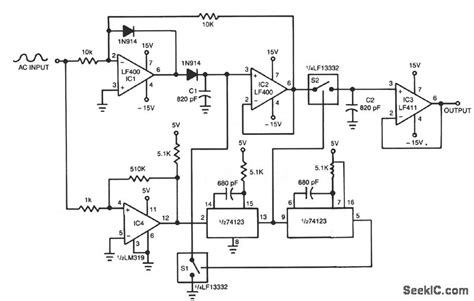 Widerangepeakdetector Measuringandtestcircuit Circuit Diagram