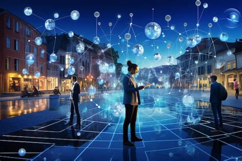 Premium Photo Urban Connectivity Dreams Smart City Photo