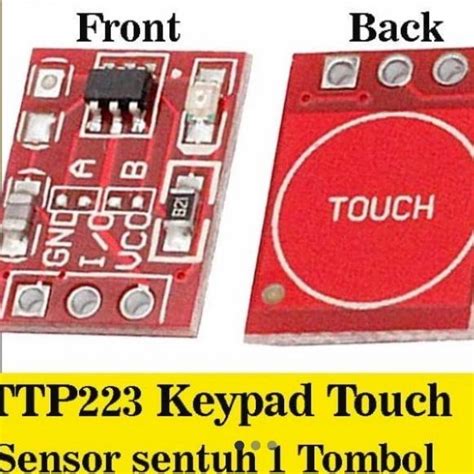 Jual Touch Sensor Capacitive Ttp223b Sentuh Modul Digital Switch