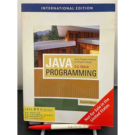[二手書][英文原文][程式語言大學用書]java™ programming 第四版 蝦皮購物