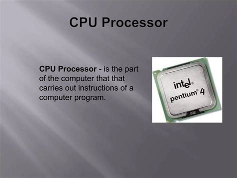 2 1 System Unit Components Pptx Operating Systems Computer