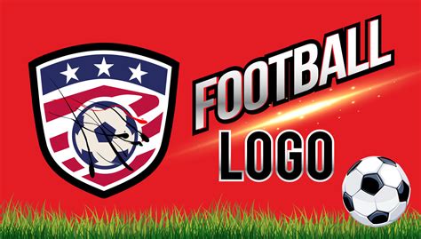 Football Sports Logo Template Logo Illustration For Football Team